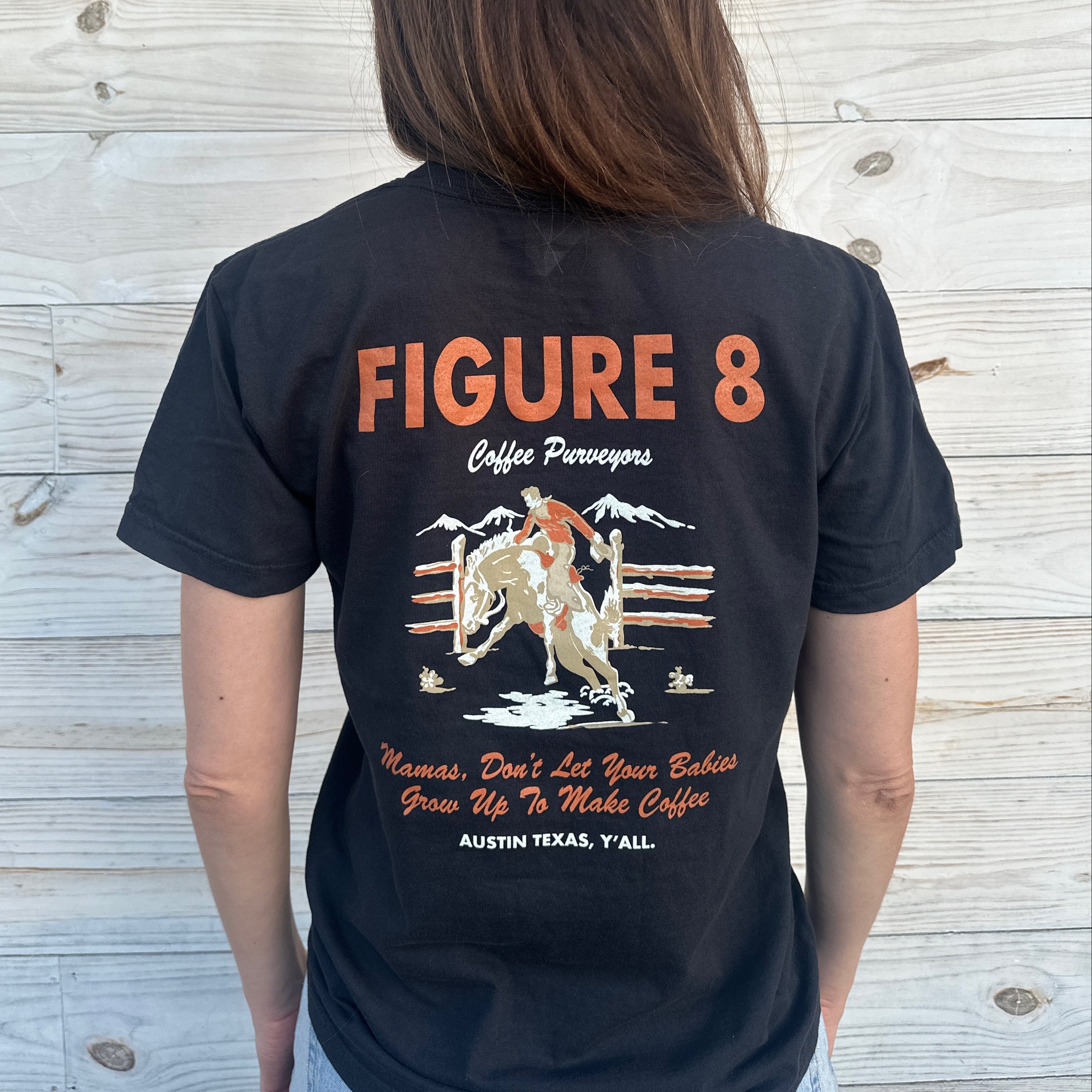 *New* Figure 8 Pocket Tee - Black – Figure 8 Coffee Purveyors